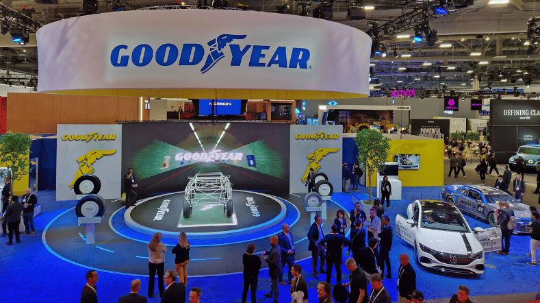 TNO and Goodyear CES 2024: real-time tyre information vehicle safety