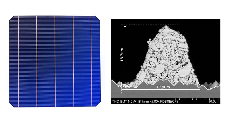 Fully copper-metallized silicon heterojunction solar cell