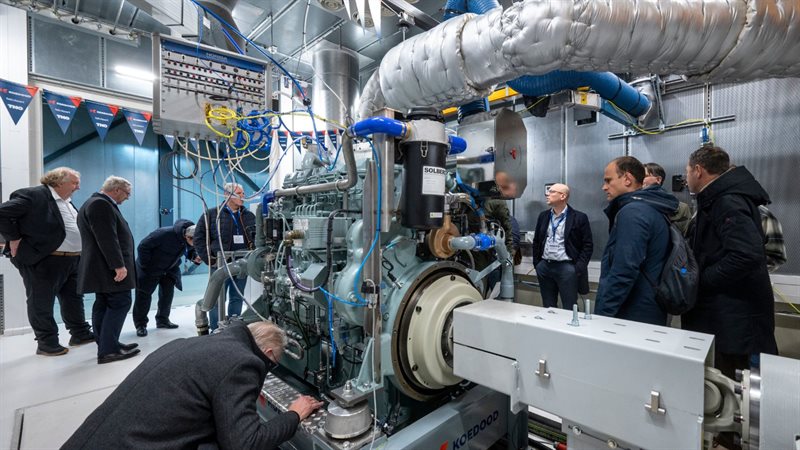TNO opens test cell for sustainable marine engines | TNO